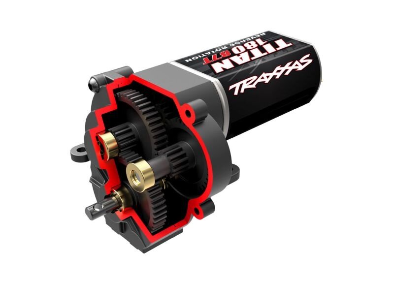 Traxxas Getriebe komplett Low Range incl.Titan 87T Motor TRX9791R TRX ...